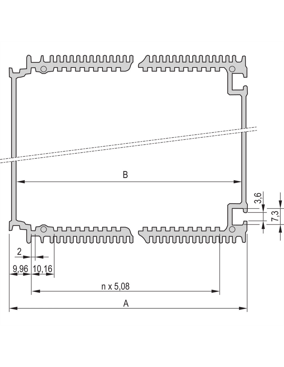 Moduł wtykowy typu ramowego SCHROFF HF, 10 HP, do płytek drukowanych o ... Moduł wtykowy typu ramowego SCHROFF HF, 10 HP, do płytek drukowanych o ...