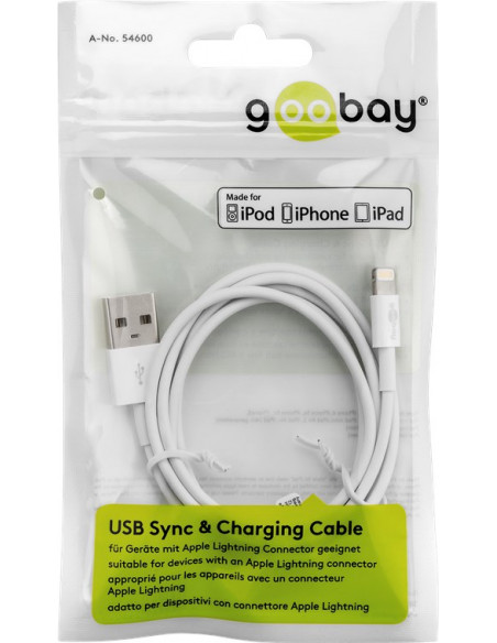 Lightning Kabel Usb Do ładowania I Synchronizacji Długość Kabla 2 M
