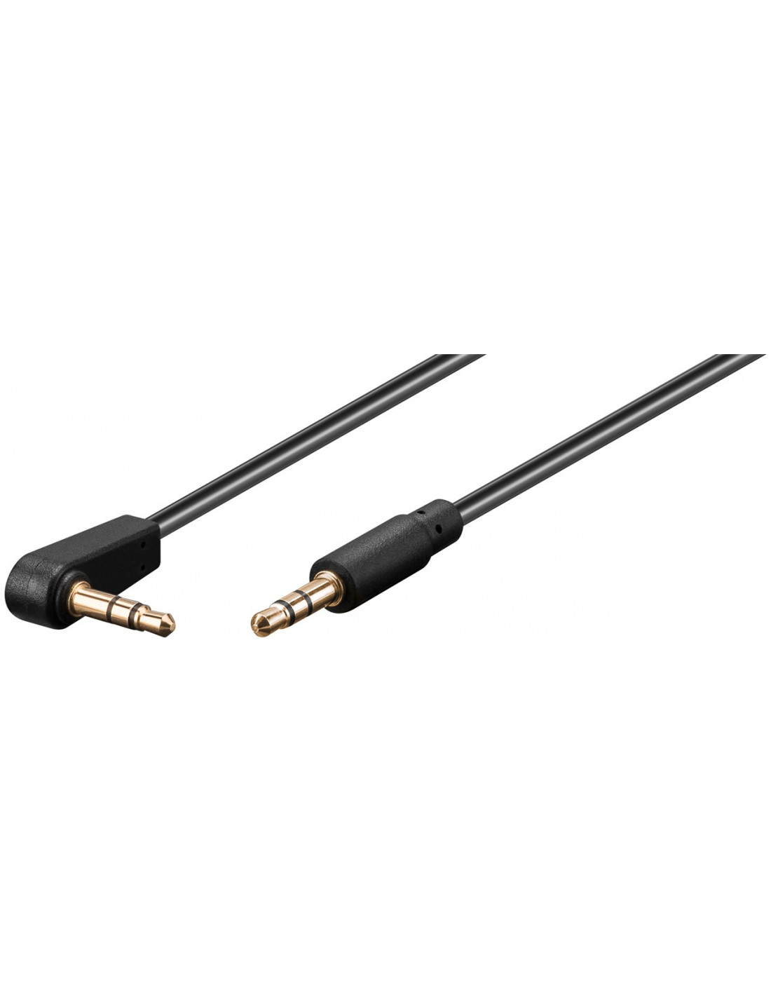Kabel łączący audio AUX, 3,5 mm stereo 3-pinowy, cienki, CU, kątowy ... Kabel łączący audio AUX, 3,5 mm stereo 3-pinowy, cienki, CU, kątowy ...